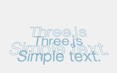 three.js examples